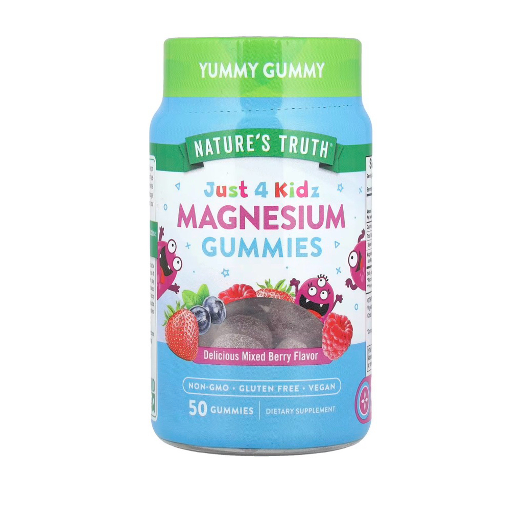 Nature’s Truth Just 4 Kidz Magnesium, Kids Magnesium Gummie(Magnesium ...