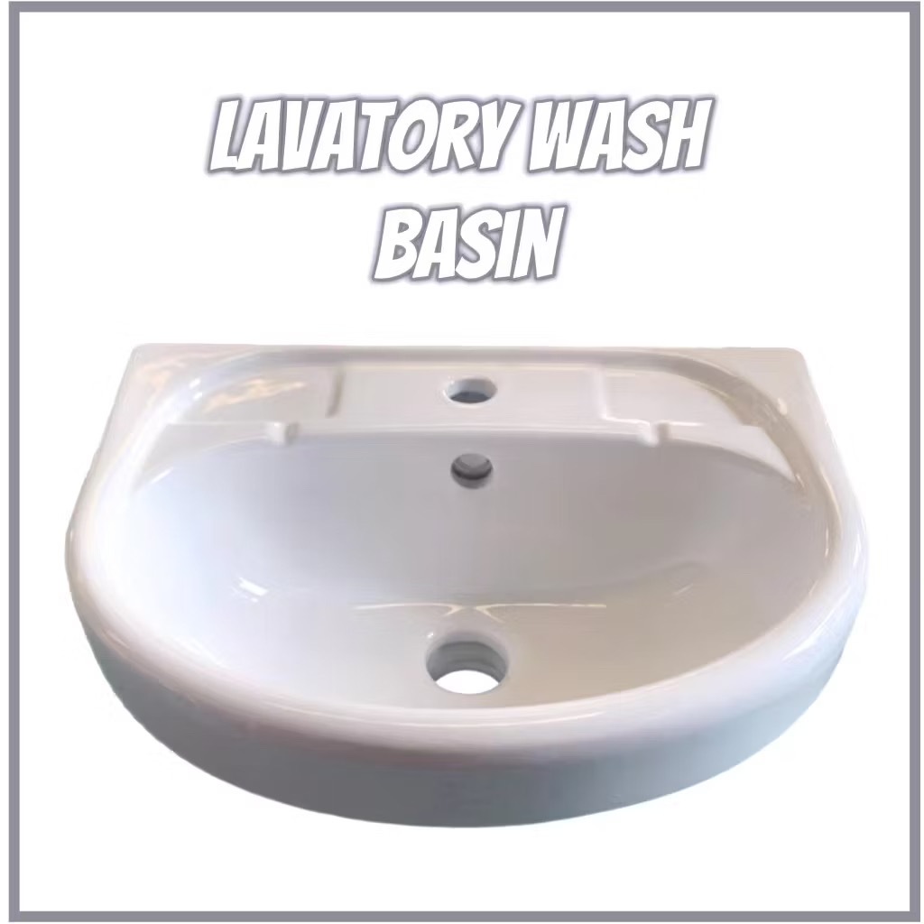 LAVATORY CERAMIC WASH BASIN 30cmx40cm | Shopee Philippines
