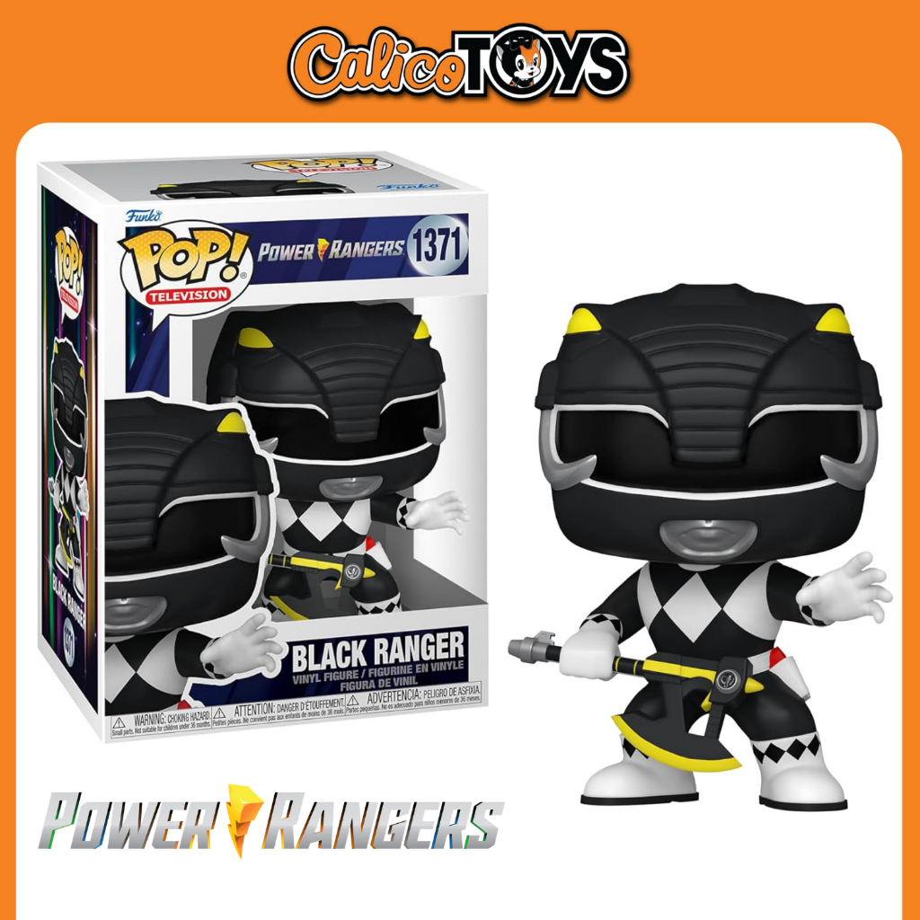 Funko POP! Television: Power Rangers - Black Ranger #1371 | Shopee ...
