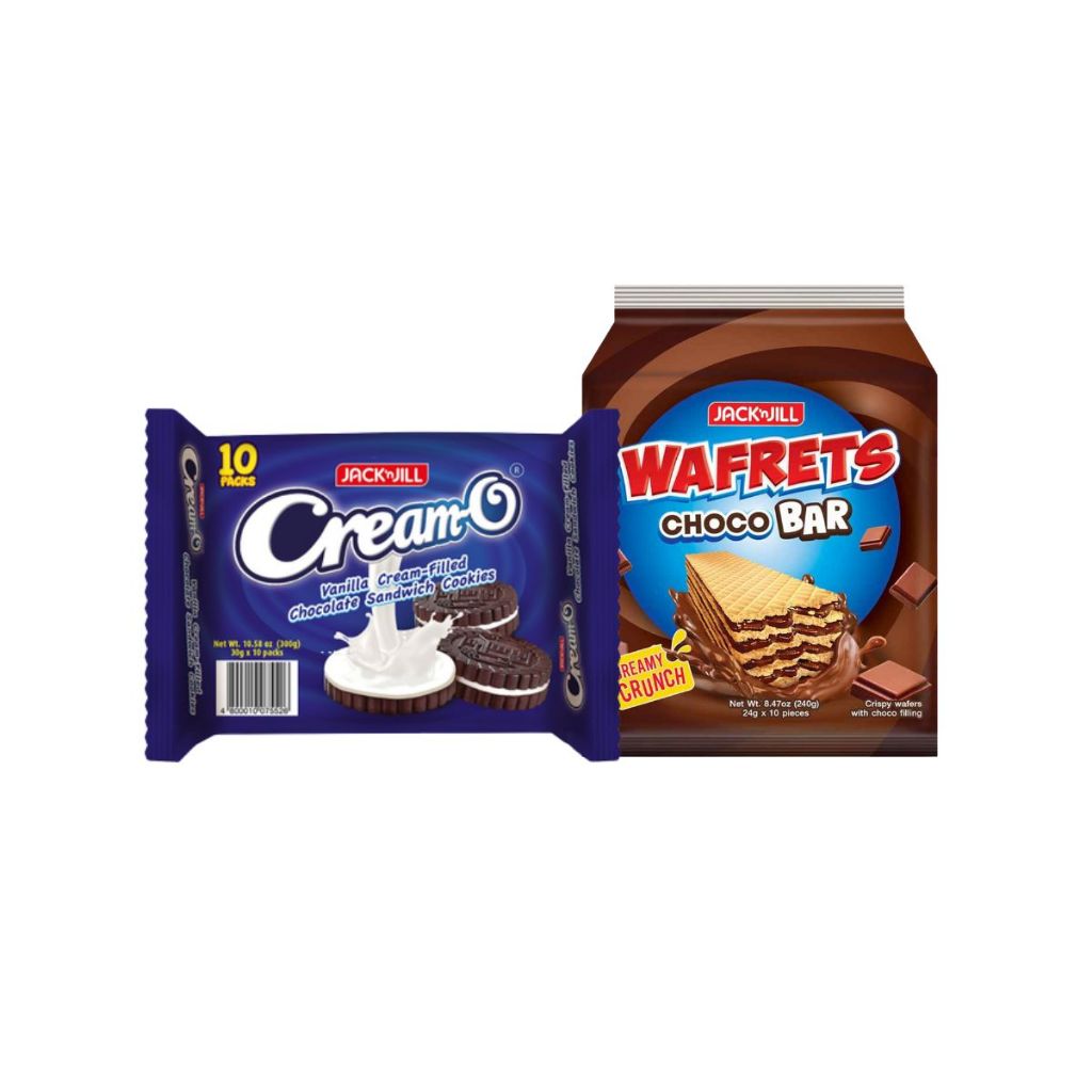 BAONTASTIC BUNDLE: Cream-O Vanilla (30g x 10) + Wafrets Choco Bar (24g ...