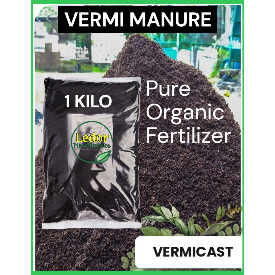 LEDOR PLANT BUDDIES Vermicast Organic fertilizer for Plants gardening ...