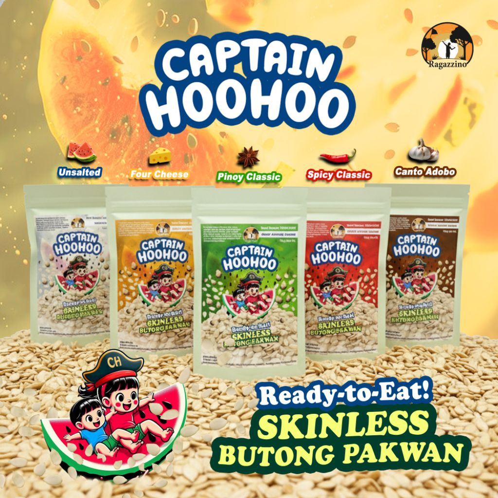 Captain Hoohoo Skinless Butong Pakwan Snack - Ready to Eat Peeled ...