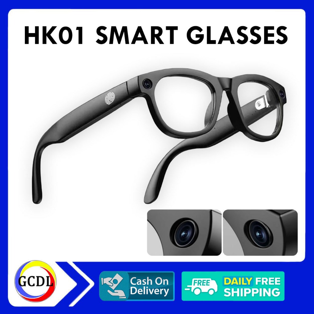 HK01 AI Smart Glasses Camera Bluetooth Call Voice Assistant ...