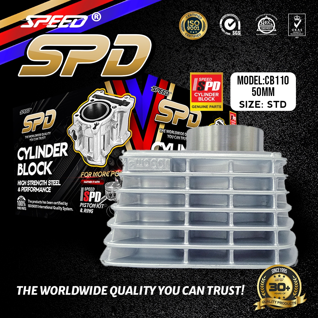 SPD Brand Original | 50mm Cylinder Block Kit for HONDA CB110 | Durable ...