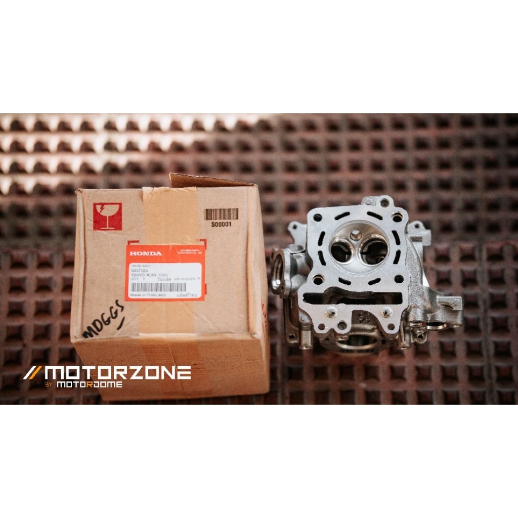 GENUINE CYLINDER HEAD CLICK 150 STOCK / CLICK 125 BIG VALVES ORIG HONDA ...