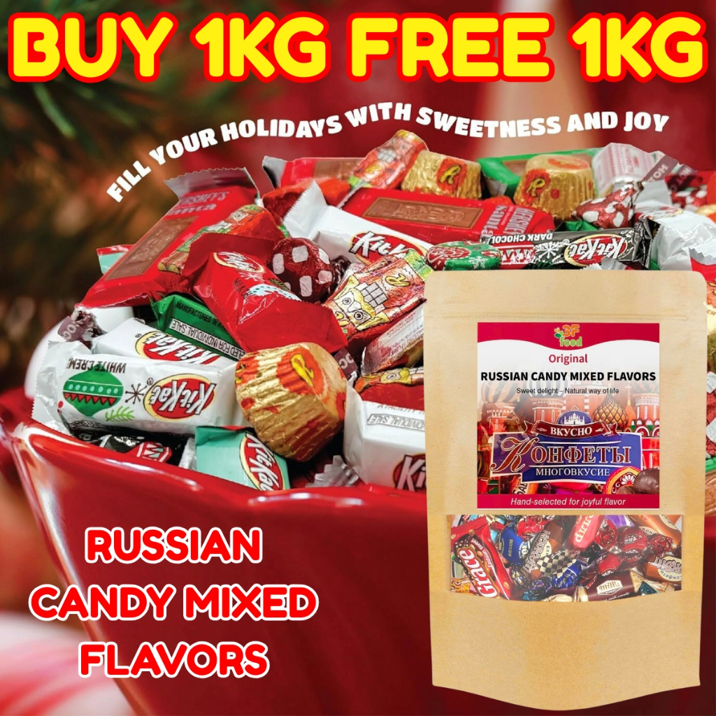 [BUY 1KG FREE 1KG] Imported Russian Mixed Assorted Chocolates|Creamy ...