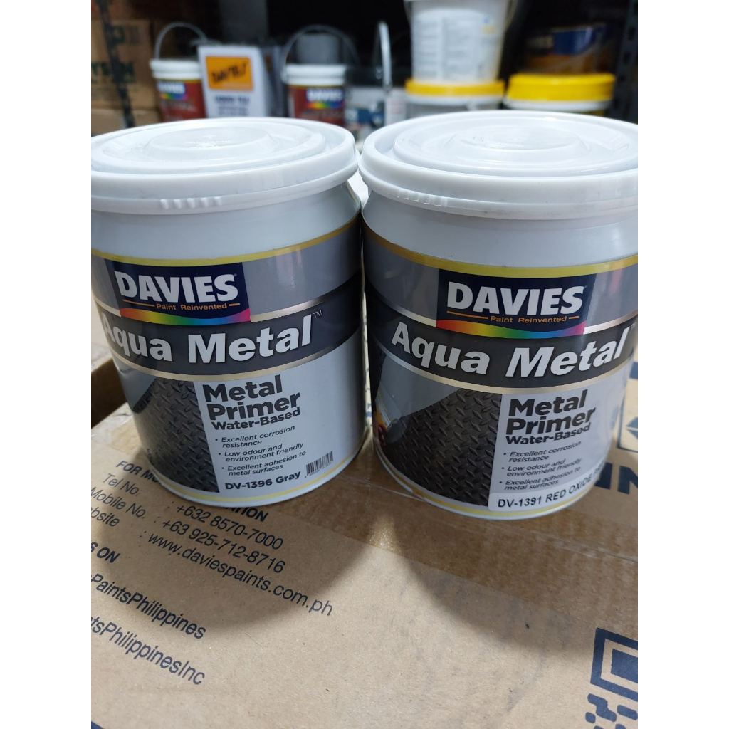 Davies Aqua Metal Metal Primer Water Based - Colors Red Or Gray ...