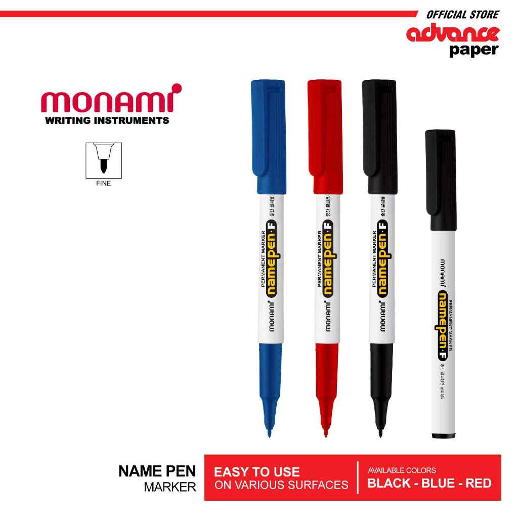 Monami Name Pen – Fine | Shopee Philippines