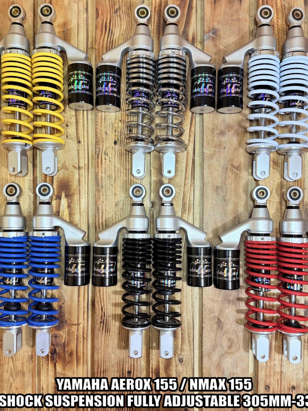 MTR NMAX V2, AEROX V2 REAR SHOCK SUSPENSION FULLY ADJUSTABLE W/ TANK ...