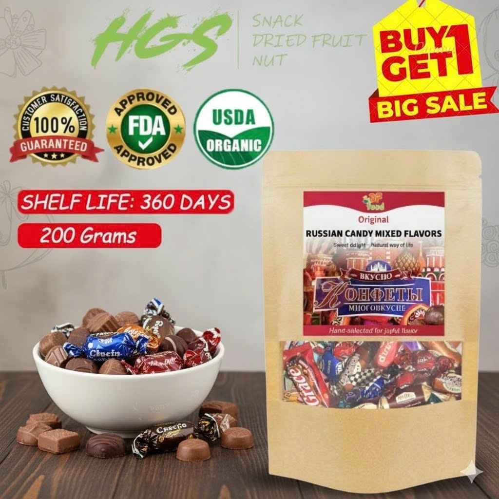 SALE 80% Russian Chocolate Mixed Fructose Candy CHOCOLATE CANDY NA MAY ...