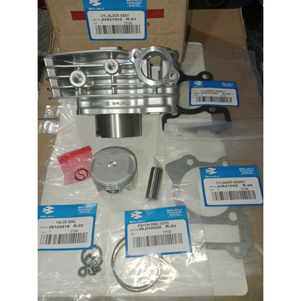 CT125 CYLINDER BLOCK assembly BAJAJ GENUINE INDIA | Shopee Philippines