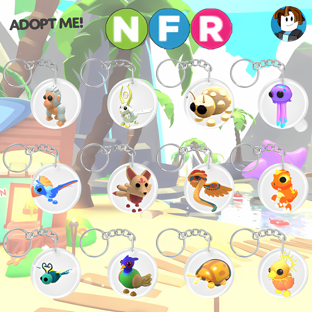 Adopt Me Pets NFR Legendary Part 2 Characters Decorative Printed in ...