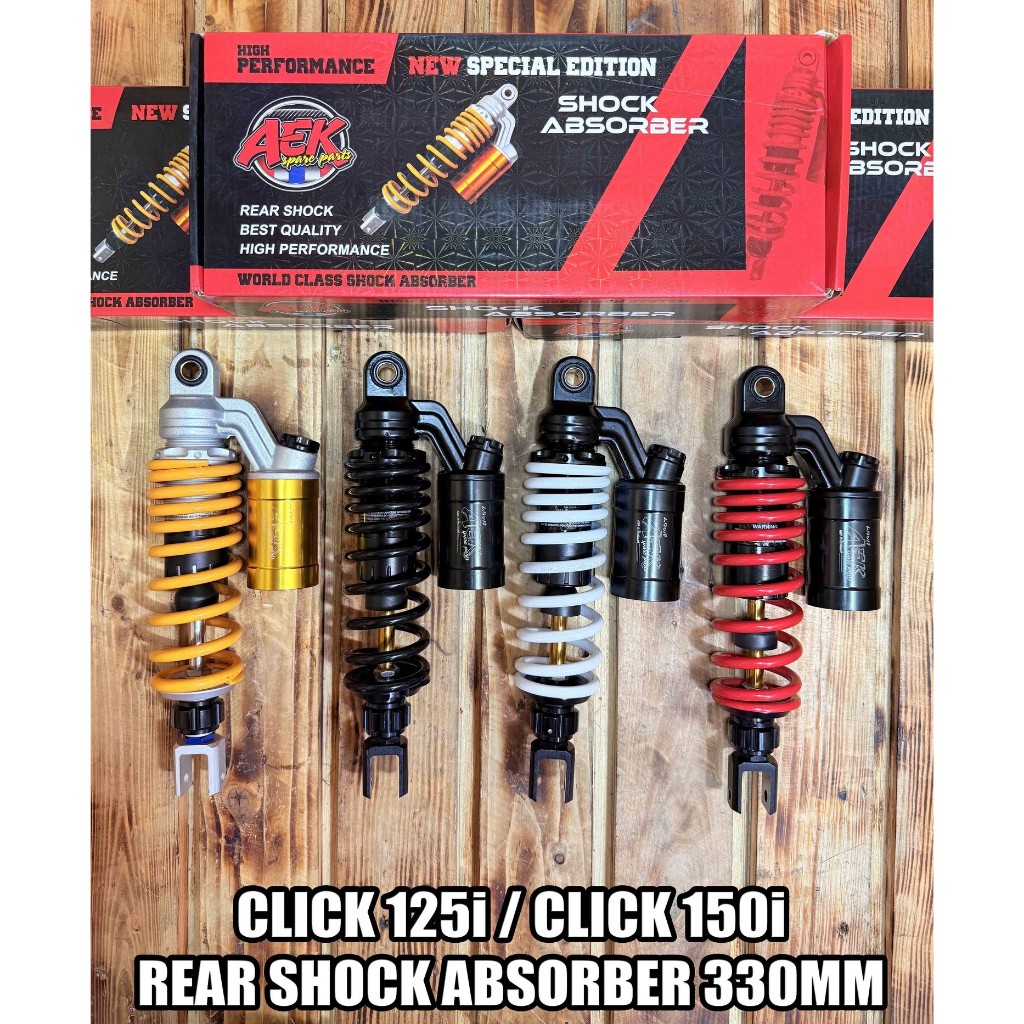 AEK CLICK 125 / CLICK 150 REAR SHOCK ABSORBER WITH TANK 300MM THAILAND ...