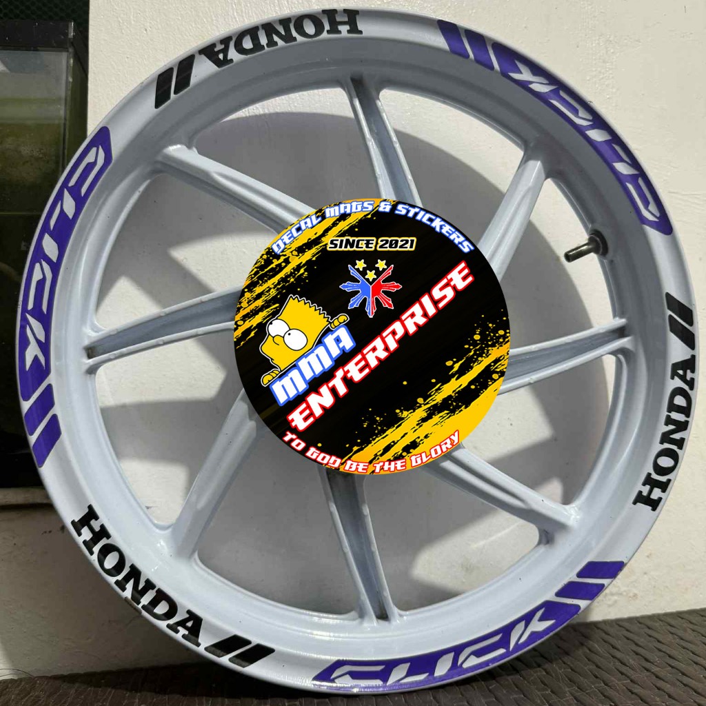 Honda Click 125i New Design Decal Sticker Good for 2 Mags Harap Likod ...