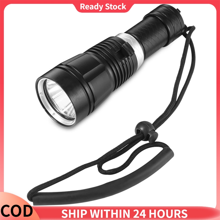 Yupard CREE L2 1188.8LM Diving Flashlight For Fishing Underwater 80m ...