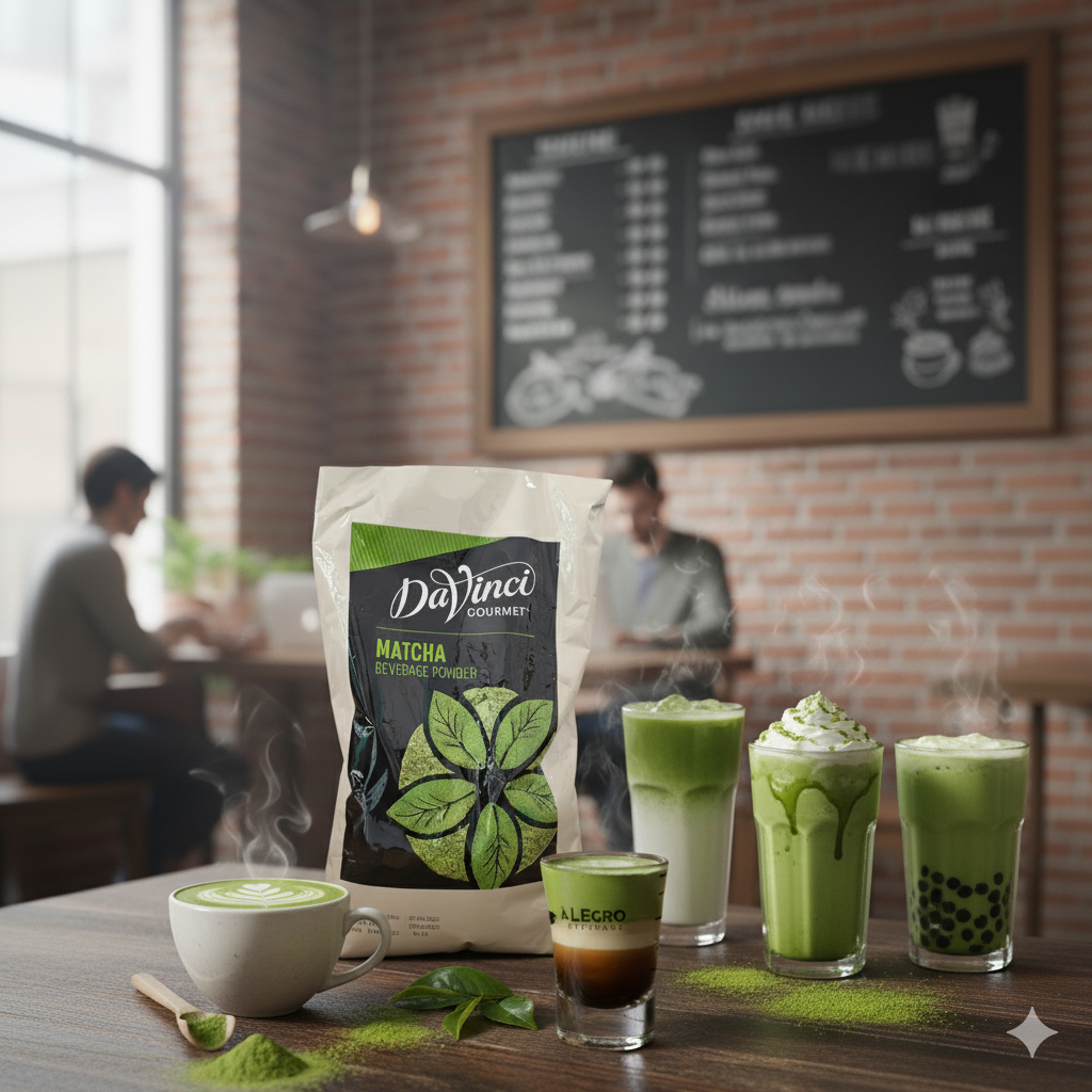 DAVINCI Gourmet Matcha Powder 1kg – Premium Café-Grade Green Tea Frappe ...