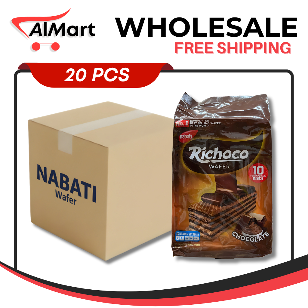 WHOLESALE! RICHOCO WAFER (200 GRAMS) (20 PACKS) (20 PIECES PER BOX ...