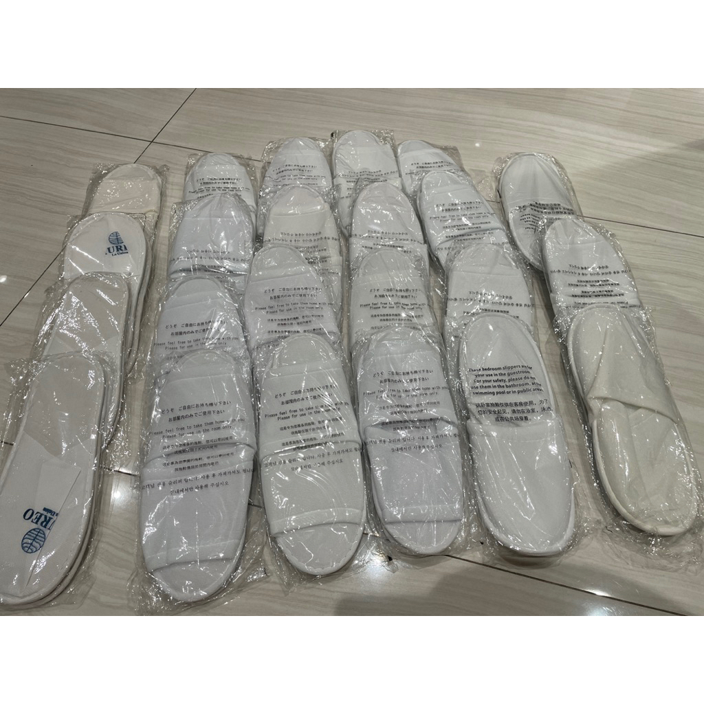 Slippers hotel slippers disposable slippers assorted | Shopee Philippines
