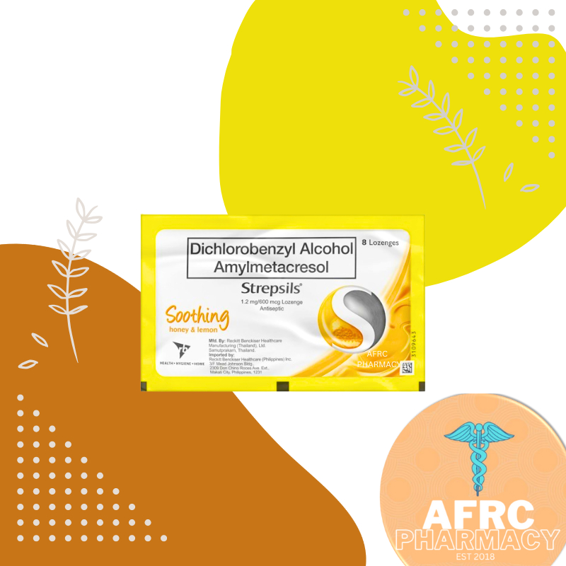 Strepsils Lozenges Antiseptic Honey Lemon 8s | Shopee Philippines