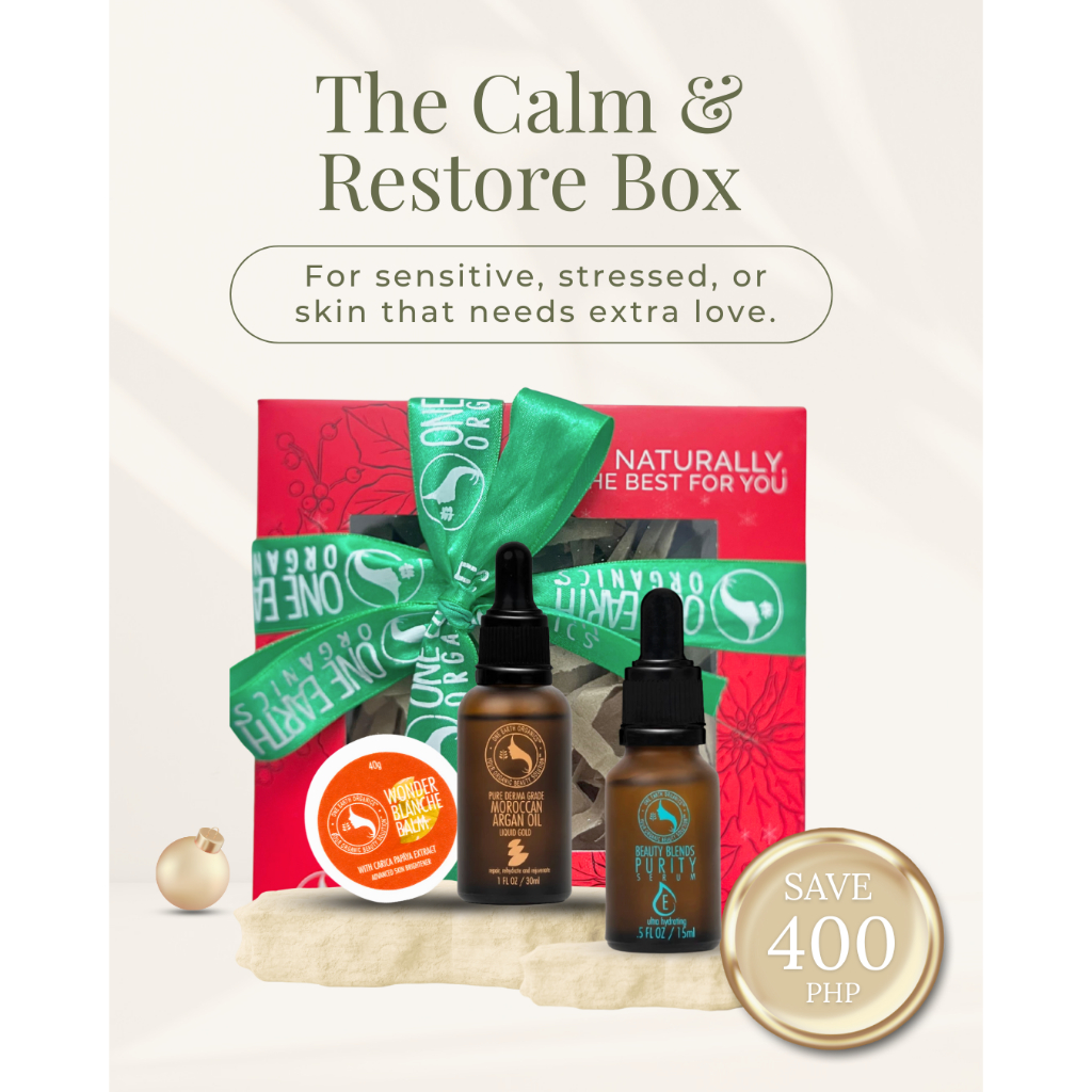 One Earth Organics - EARTHMAS GIFT SET: The Calm & Restore Box | Shopee ...