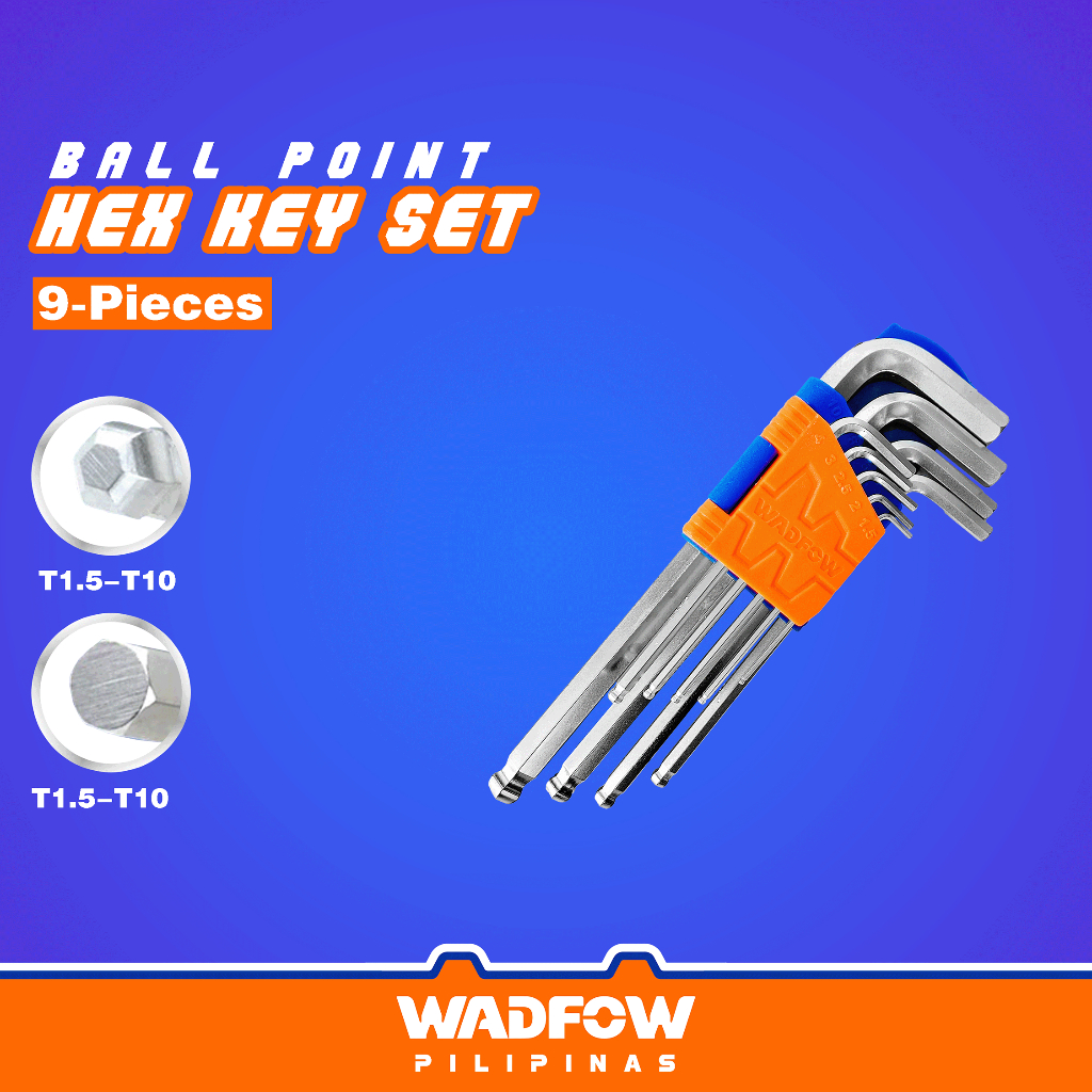 Ball Point Hex Key Long Arm WHK2291 by WADFOW | Shopee Philippines