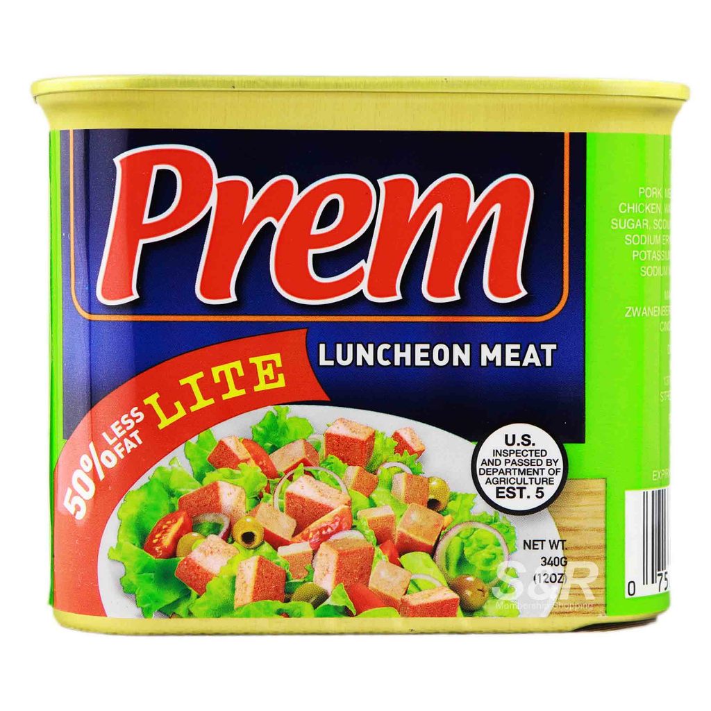 Prem Lite Luncheon Meat 340g | Shopee Philippines