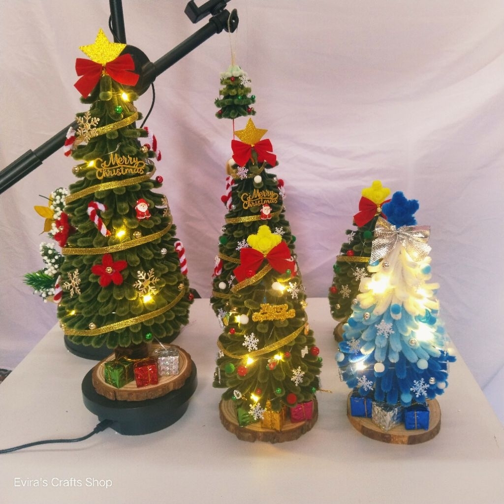 Christmas Tree Made Of Fuzzy Wires | Shopee Philippines