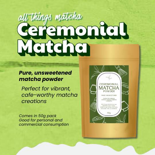 Ceremonial Matcha Unsweetened 50g | Shopee Philippines