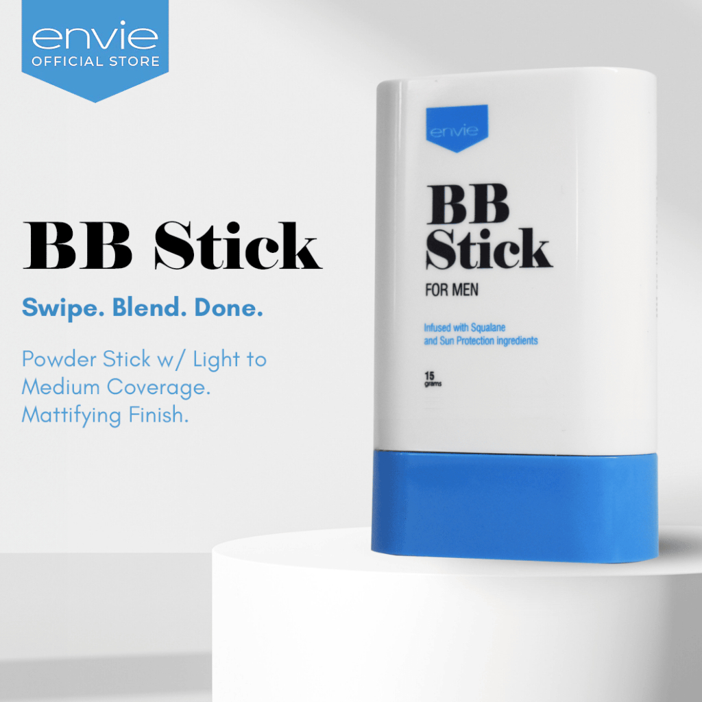 Envie BB Stick for Men – Matte Shine-Free BB Cream with SPF & Squalane ...