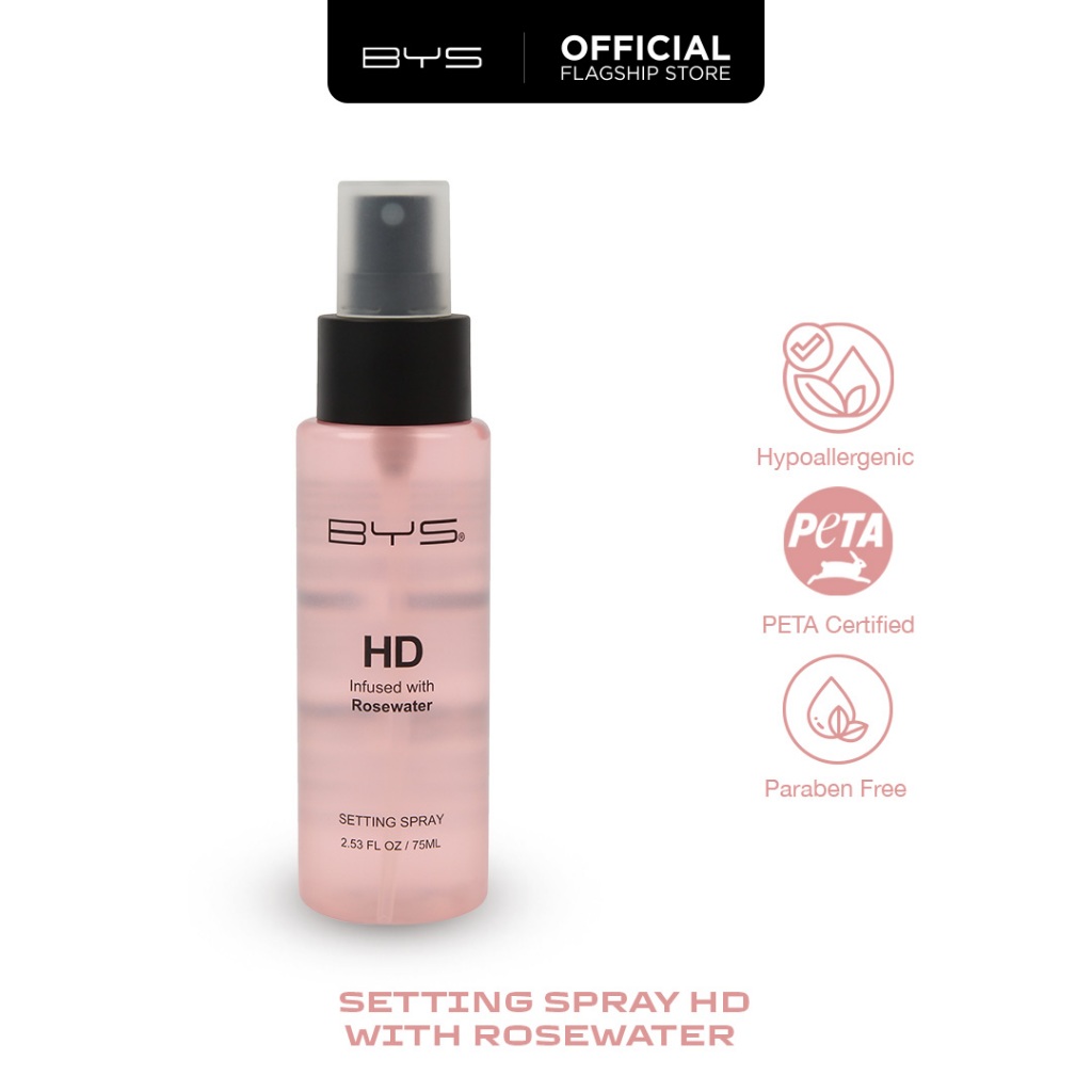 BYS Setting Spray HD with Rosewater | Shopee Philippines
