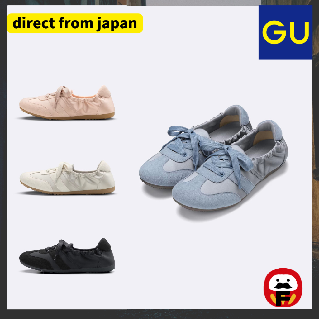 GU Gathered Ballet Sneakers【Direct From Japan】 | Shopee Philippines