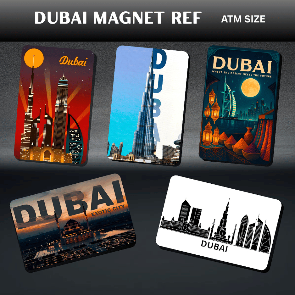 DUBAI Ref Magnet | Travel Souvenir ATM Size | Shopee Philippines