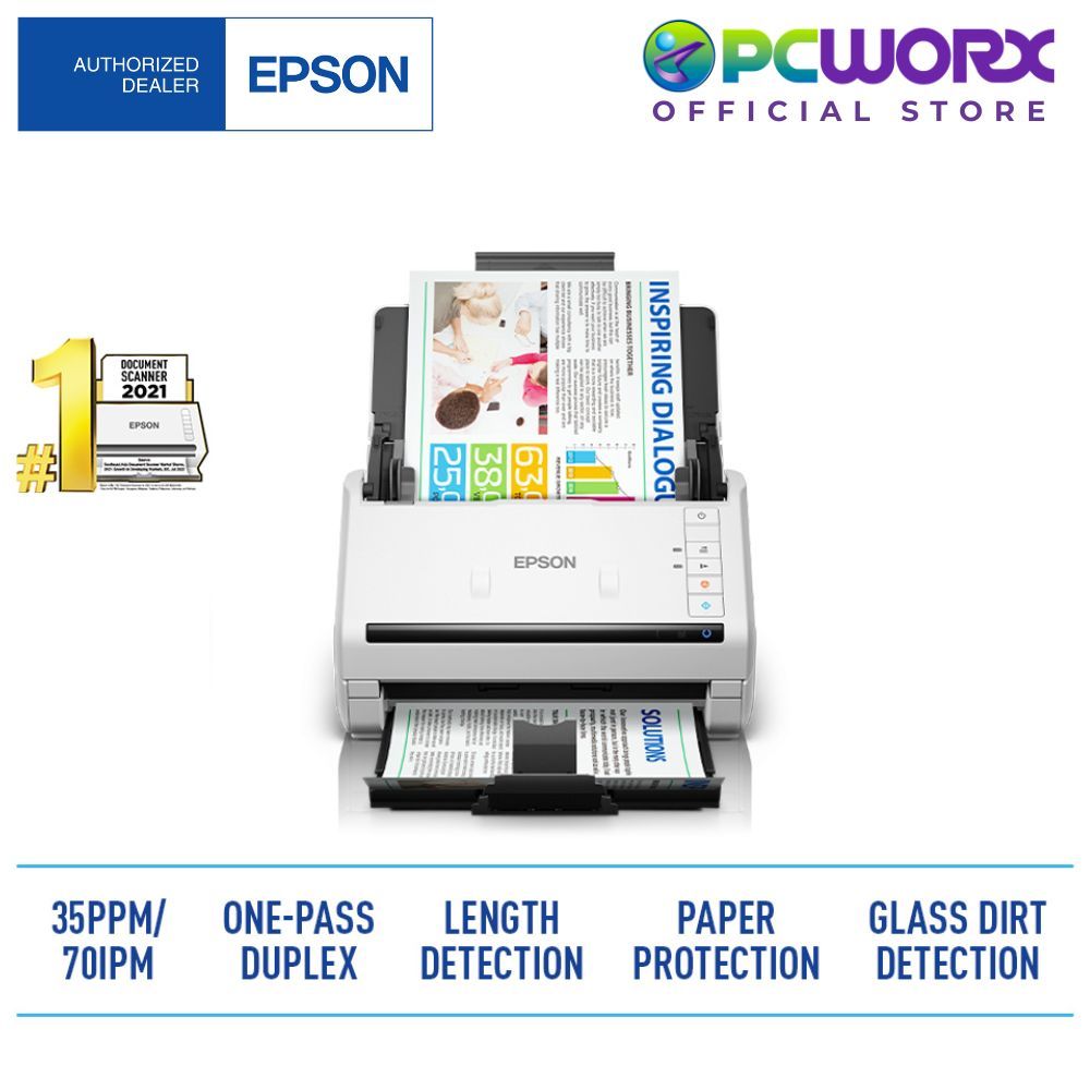 Epson WorkForce DS-530II A4 Duplex Sheet-fed Document Scanner | Shopee ...