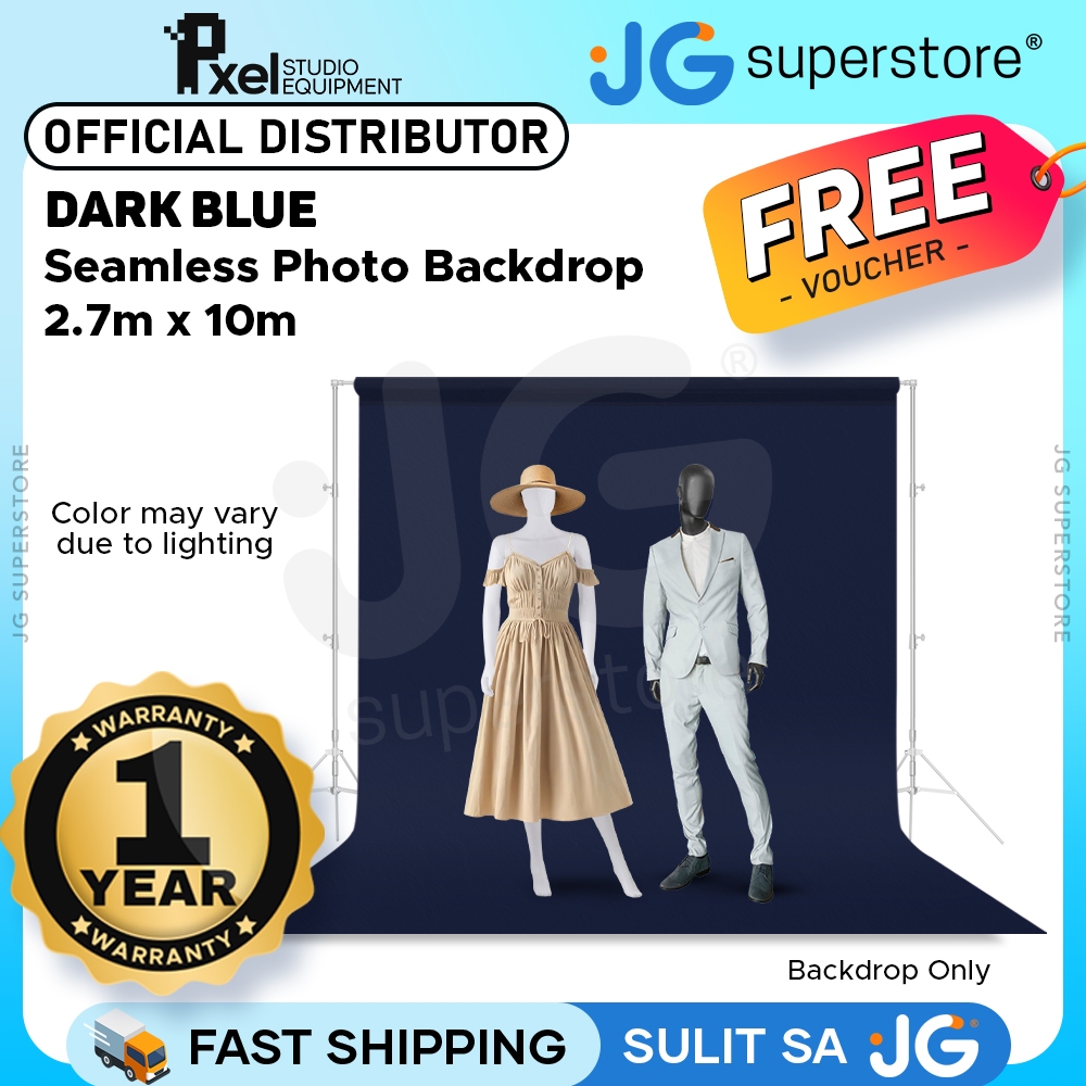 Pxel Solid Color 2.7m x 10m Seamless Backdrop 33 Colors P272 Superior ...