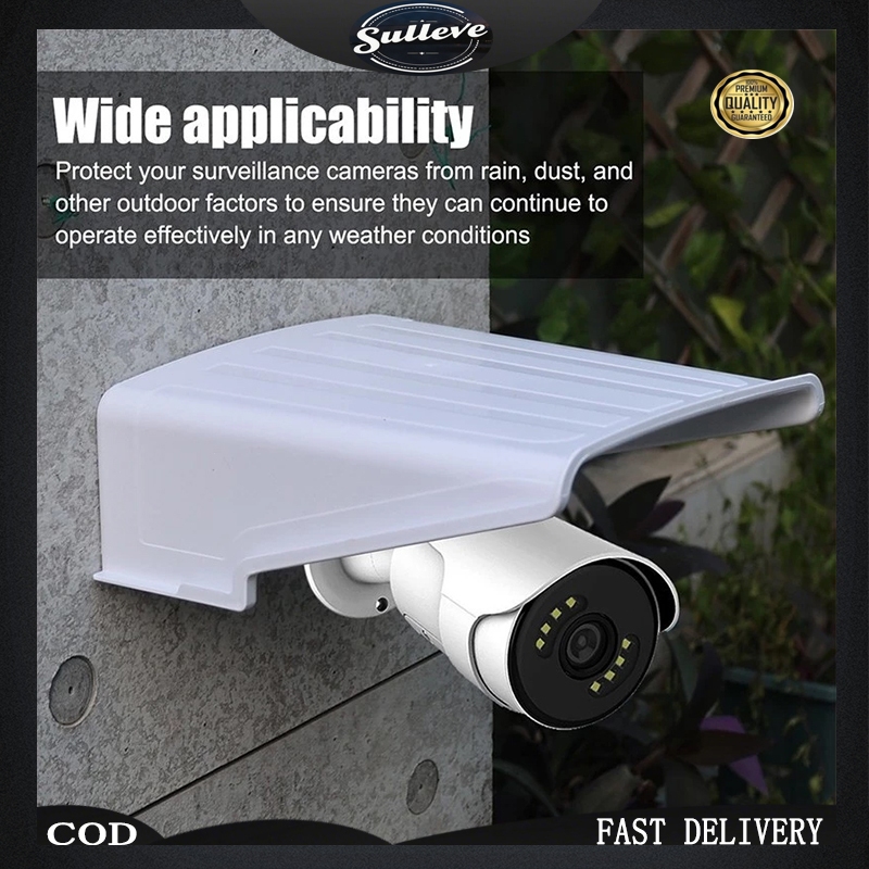 Outdoor Camera Sun Rain Cover Protective Roof Outdoor Security Cameras ...