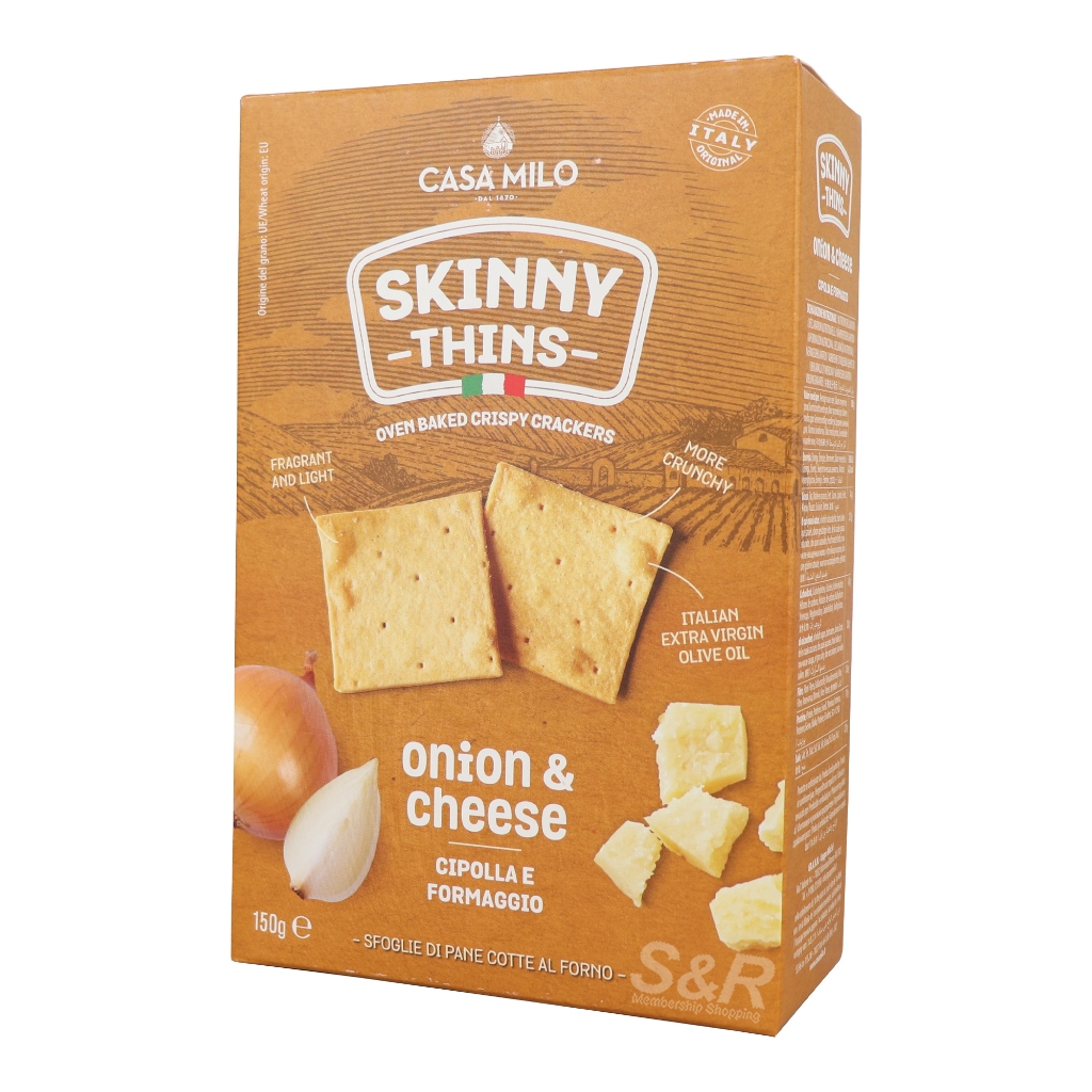 Casa Milo Skinny Thins Onion & Cheese 150g | Shopee Philippines