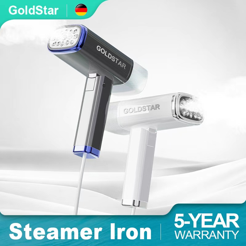 GoldStar Handheld Steamer Iron For Clothes Foldable Flat Iron For ...