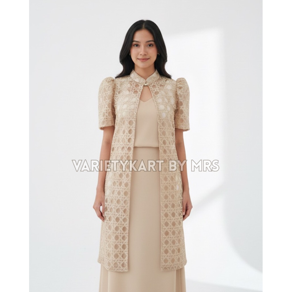 Filipiniana Solohiya Longline Bolero—Ensemble! | Shopee Philippines