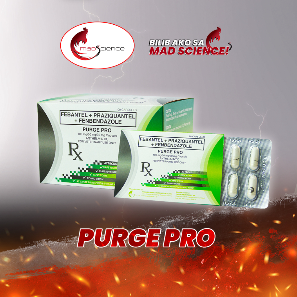 Purge Pro - Deworm o Purga for Gamefowls - Broad Spectrum | Shopee ...
