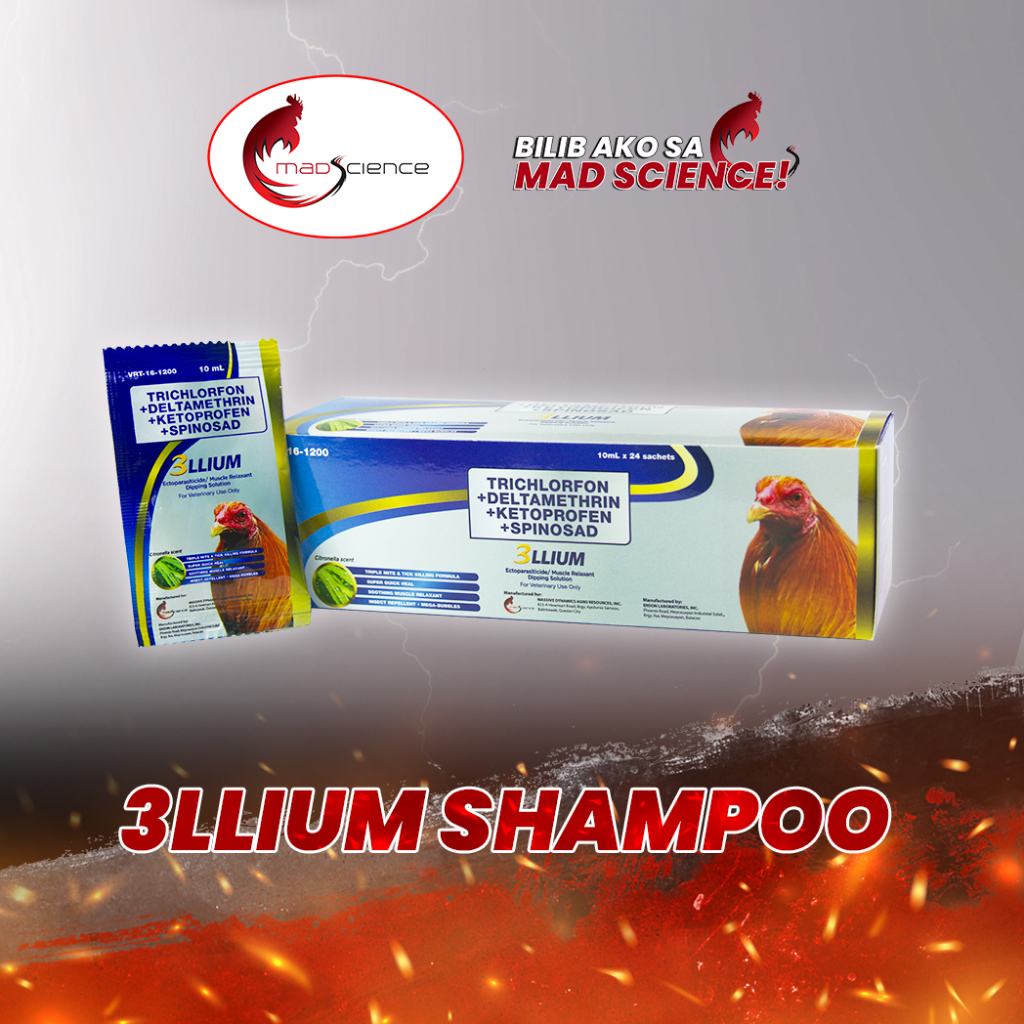 3llium Shampoo 10 mL sachet - Mad Science - Triple action against red ...
