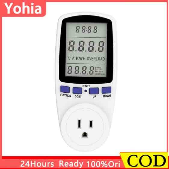 Electric Analyzer Monitor Digital Watt Power Meter US Plug Socket ...