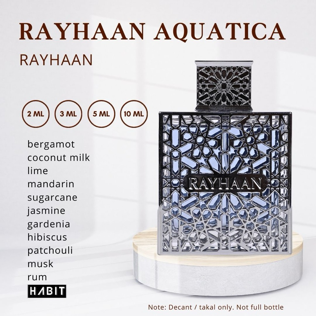 RAYHAAN AQUATICA - Rayhaan [Decant only] | Shopee Philippines