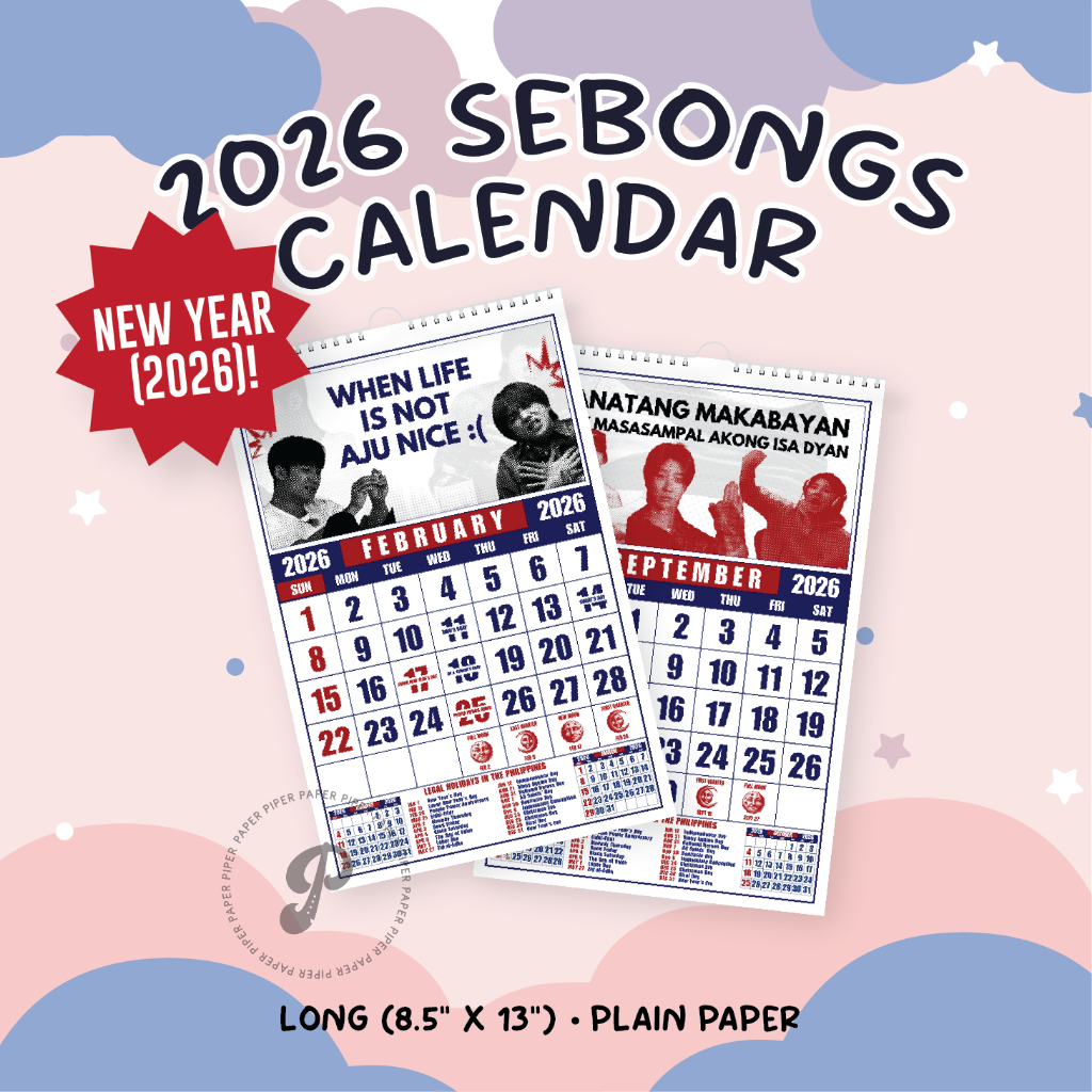 2026 SEVENTEEN PINOY CALENDAR | Shopee Philippines