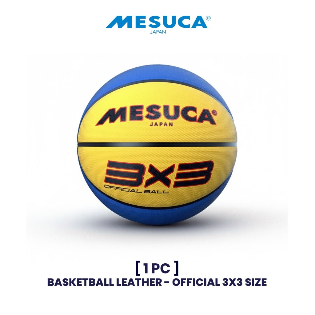 Mesuca Japan Sports | Basketball Leather 3x3 Size 6 Indoor Outdoor (MBL ...