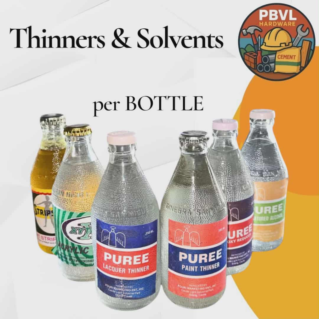 Paint Thinner Lacquer Thinner Denatured Epoxy Reducer Concrete neutralizer Sold per Bottle ...