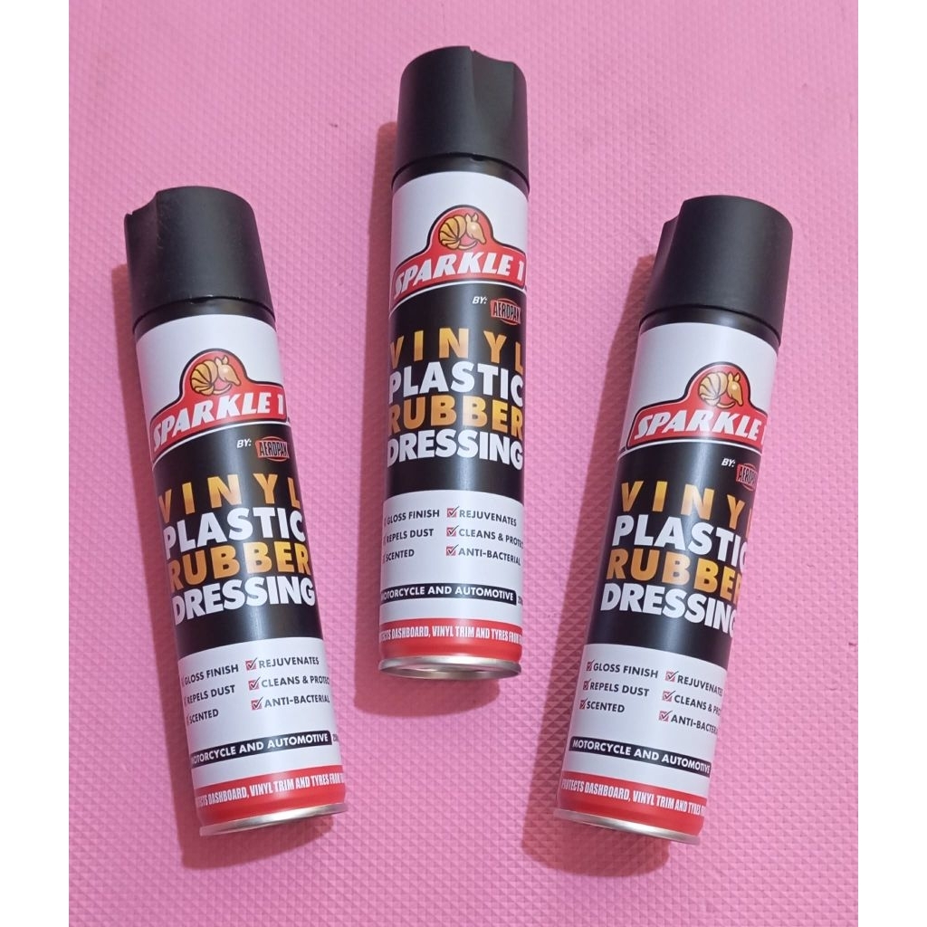 Aeropak Sparkle 1 Vinyl Plastic Rubber Dressing 250ml | Shopee Philippines