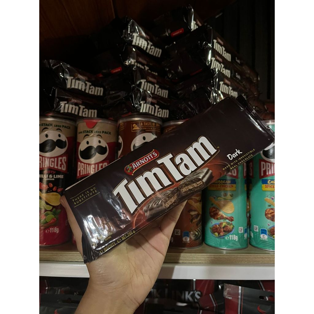 Arnott’s Tim Tam Dark Chocolate 200 g — Rich Dark‑Chocolate Biscuits ...