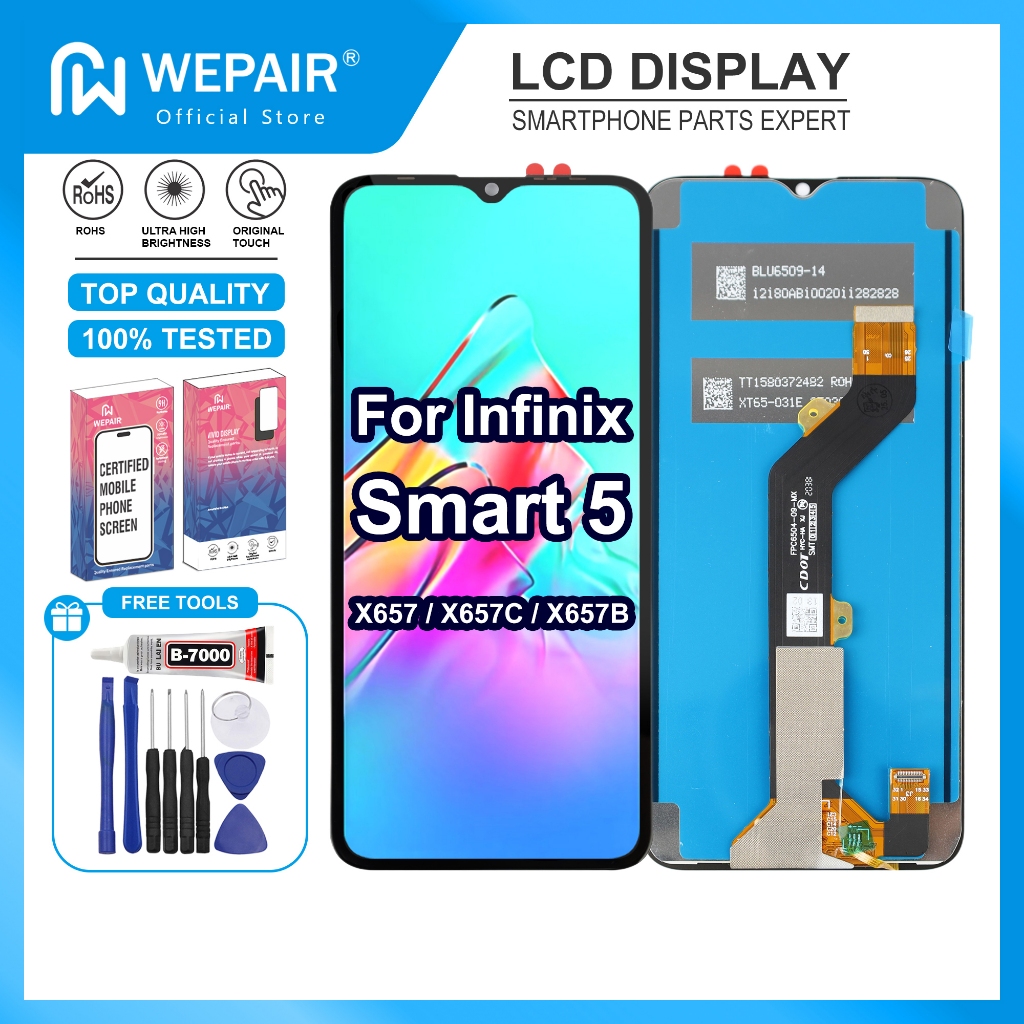 WEPAIR Original LCD Display For Infinix Smart 5/X657/X657C/X657B Touch ...