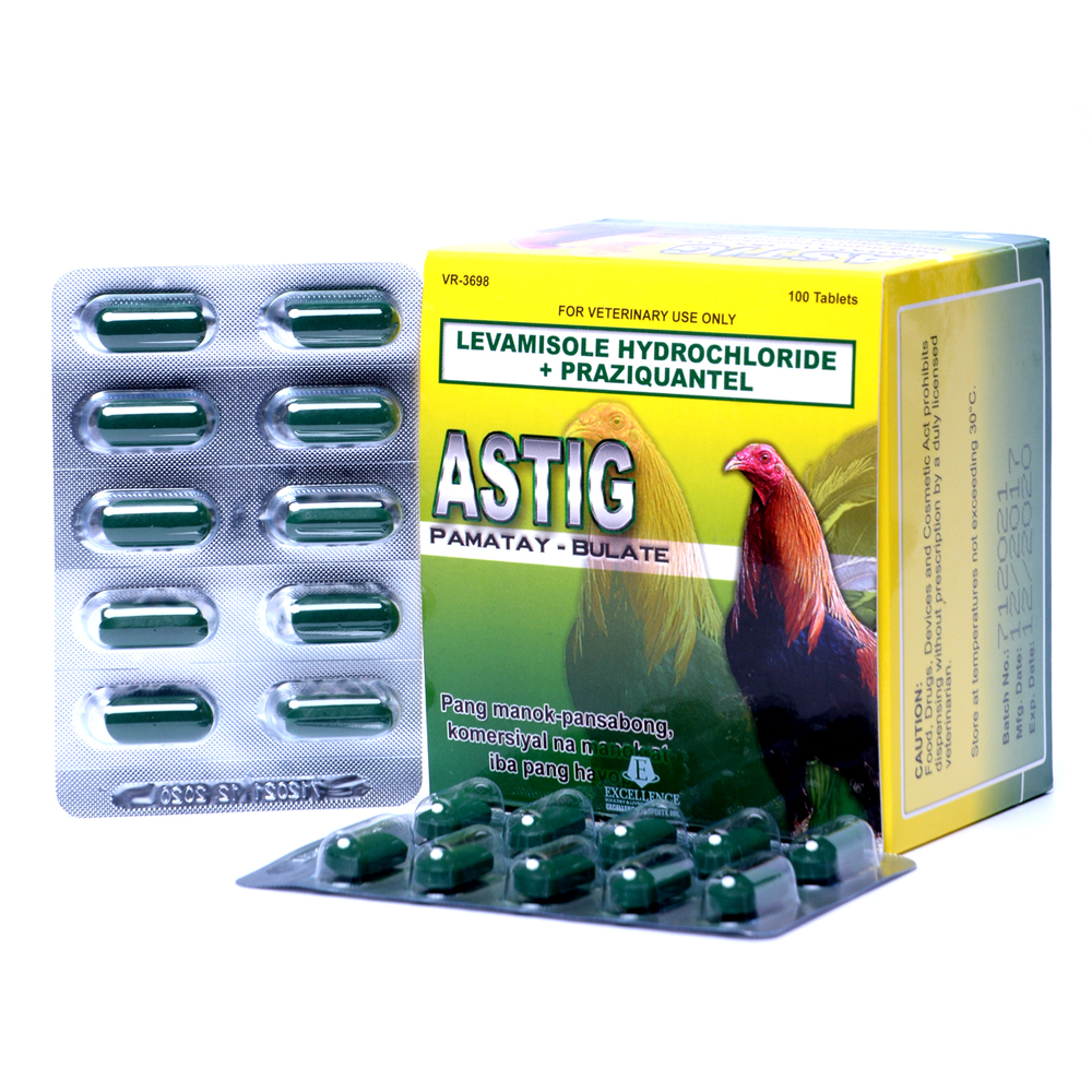 ASTIG Broad Spectrum Dewormer for Gamefowl & Poultry | Praziquantel ...