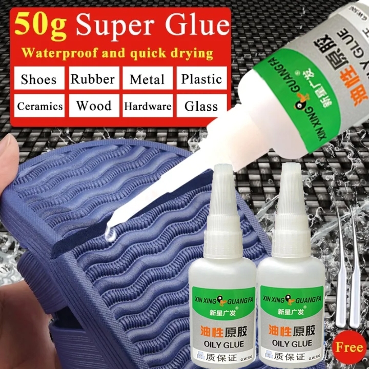50g Oily Glue Universal Super Strong Instant Glue For Metal Ceramics ...